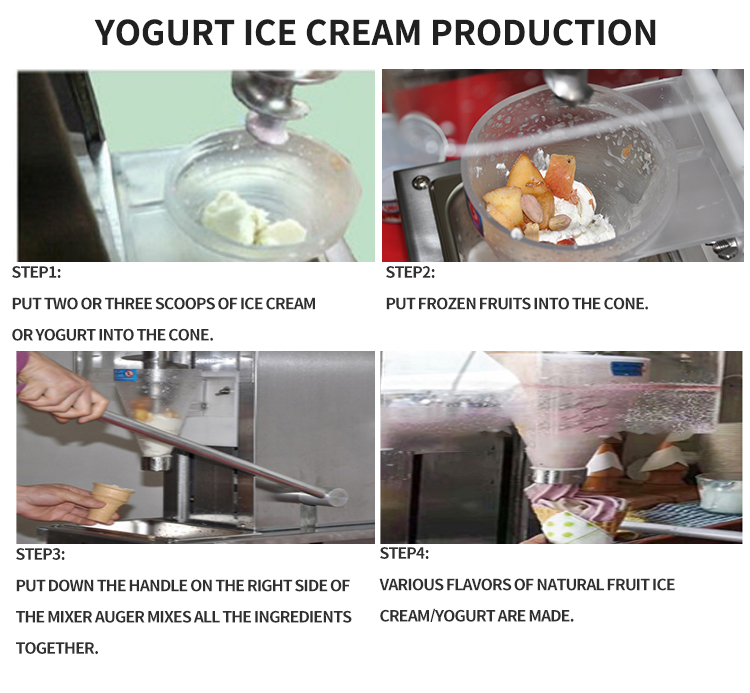 Fruit Frozen Ice Cream Mixer Blender MK-JBJ